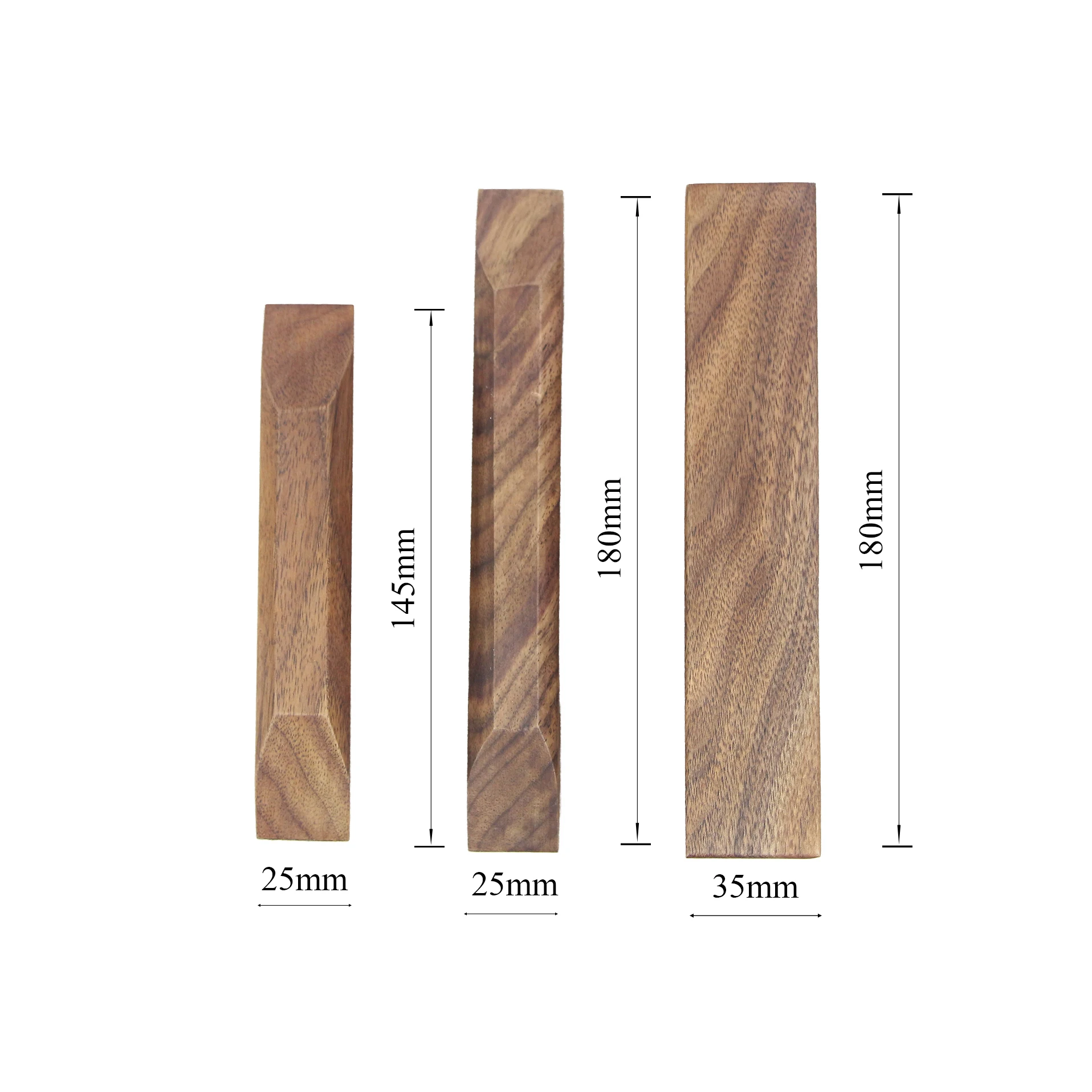 Good Quality Walnut Wooden Drawer Grab Wood Handle - Buy Wooden Drawer ...