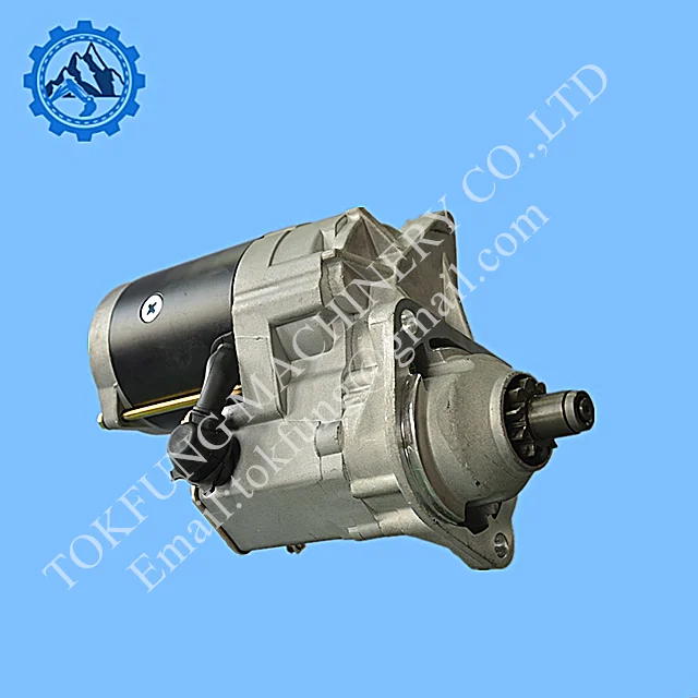 Starter Motor 12v 10t 3863128 3864298 For Hyundai 6bt5.9 Engine R210lc ...