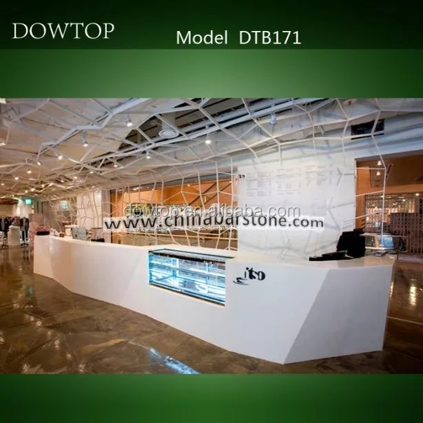 Durable Artificial Stone Counters for Restaurant Bars