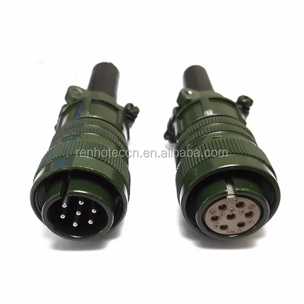 High Quality Ms 5015 Series Military Type 7 Pin Straight Plug Connector ...