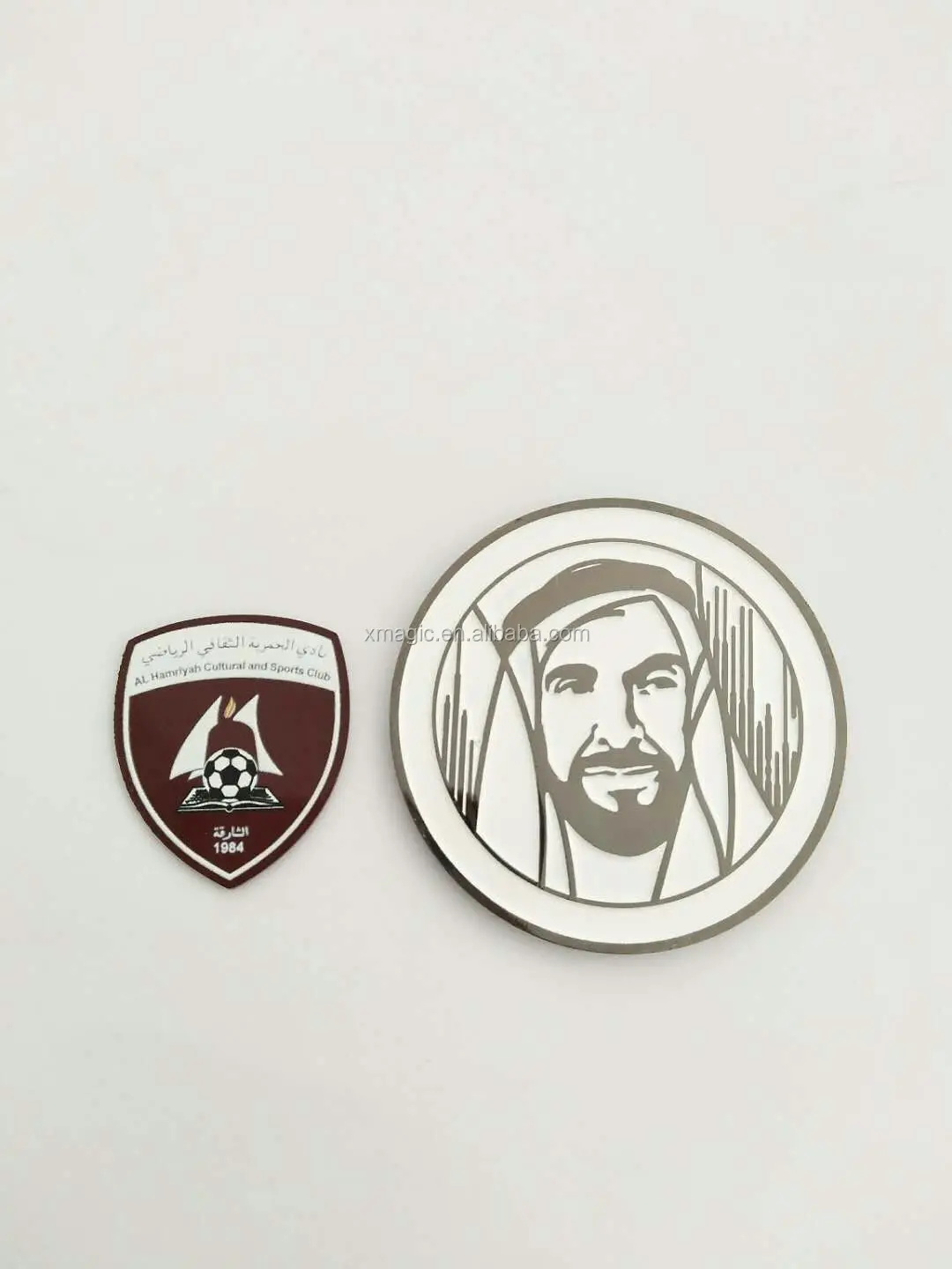 Customized Uae Sheikh Zayed Metal Badges Uae Football Lapel Pin - Buy ...