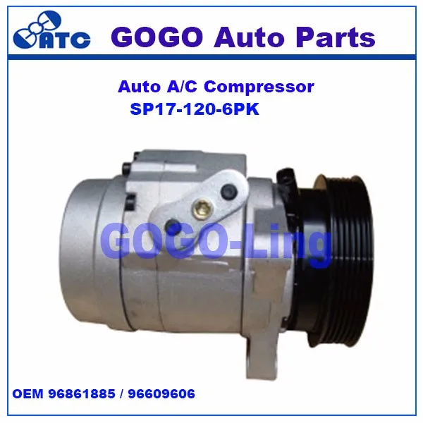Sp17 Air Conditioning Compressor For Chevrolet Captiva Oem 96861885 / ...
