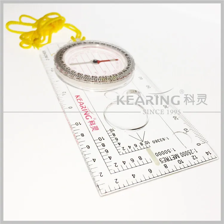 Kearing Military Folding Ruler Map Compass/map Compass With Mirror,New ...
