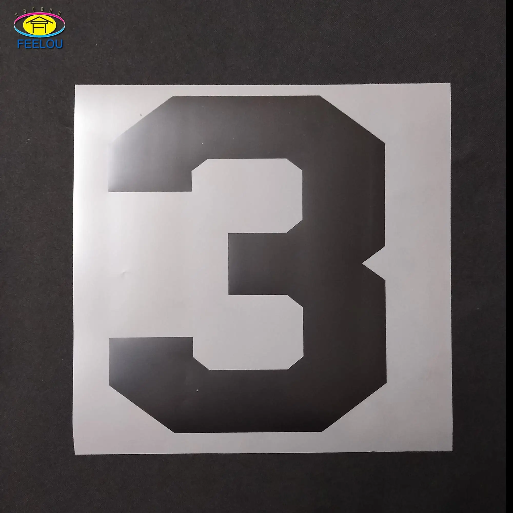 Custom Heat Transfer Numbers for Soccer Jerseys - Durable & Washable