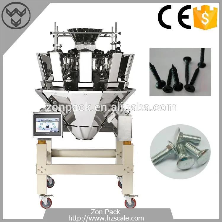 Automatic Nut Bolt /screw Counting/nail Multihead Weigher For Packing ...