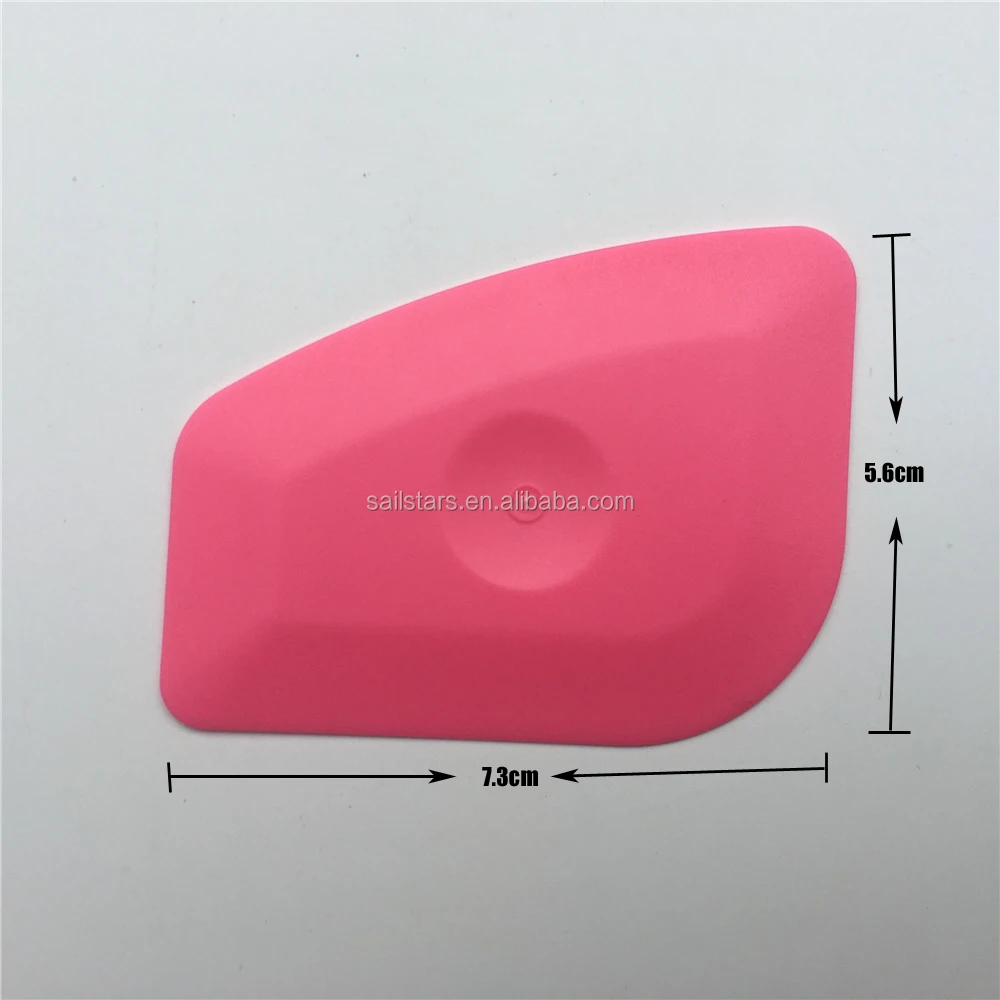 Mini Pink Vinyl Squeegee Car Wrap Tool Snow Scraper Car Stickers Window ...