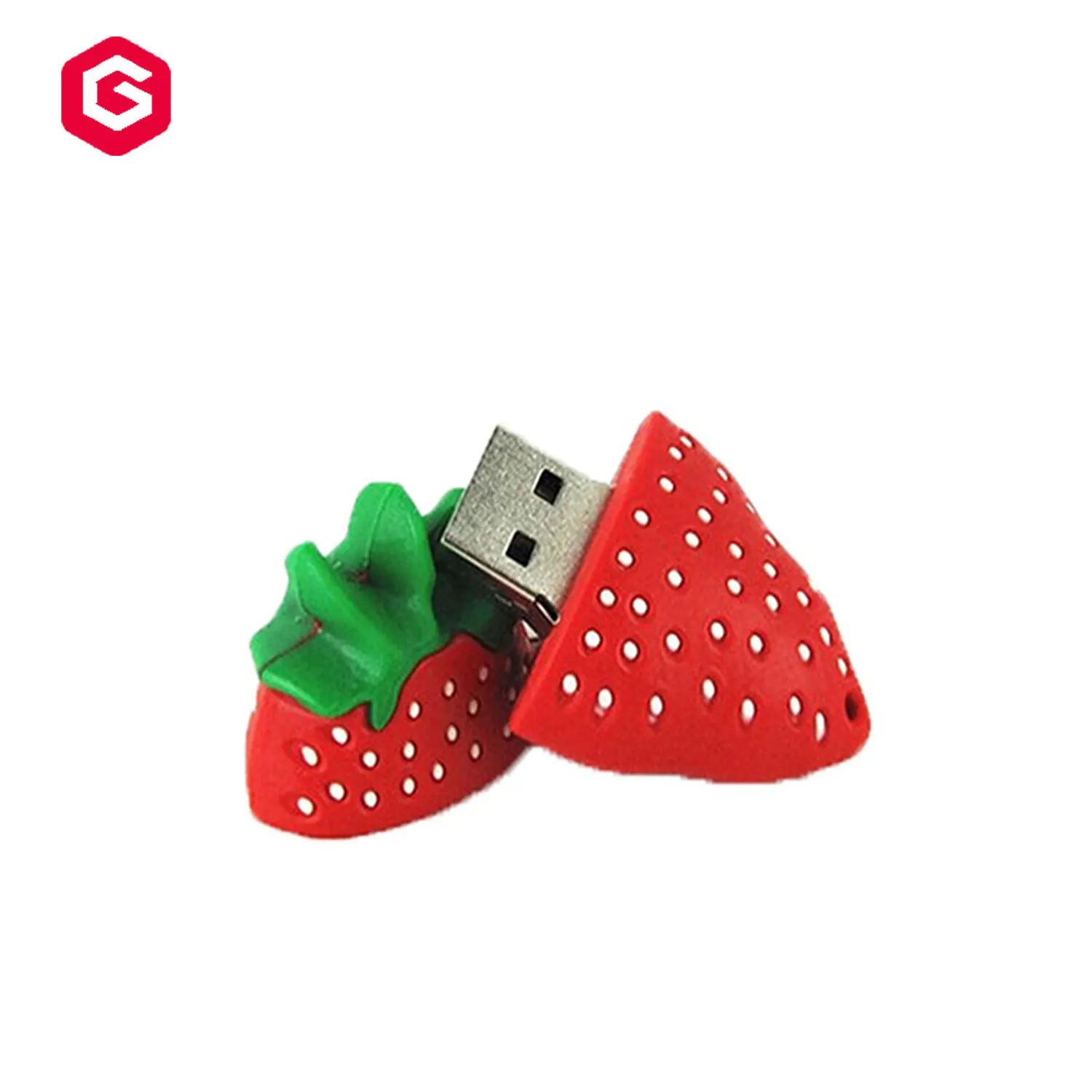 Lowest Price Cute Fruit Usb Cartoon Strawberry Usb Flash Drive 4gb 8gb ...