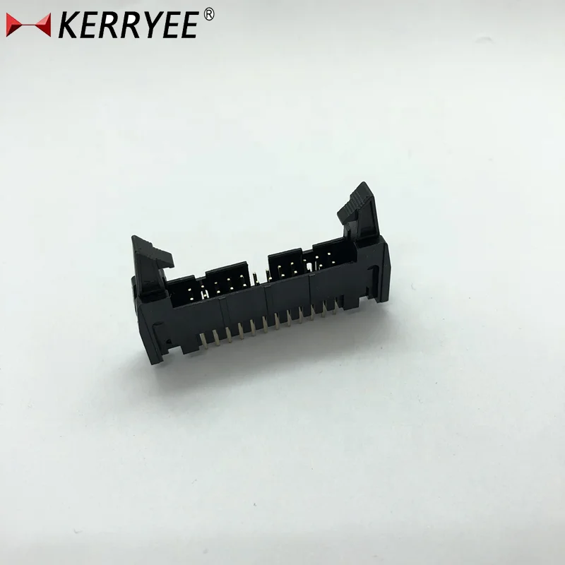 24P 2.54mm Pitch Shrouded Box Header with IDC Lock - Kerryee