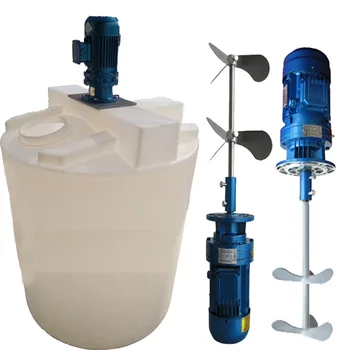 Factory Supply 1000 Litre Pe Plastic Water Mixing Tanks With 0.75kw ...