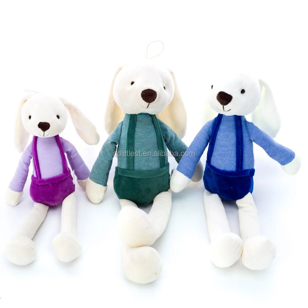 Cute Popular Embroidery Eyes Dog Shape Plush Toys For Kids,Long Ears ...