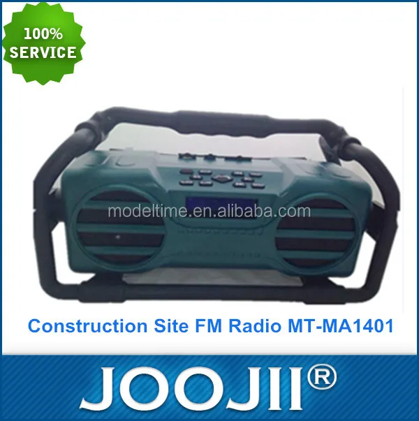 Anti-shock Construction Site Fm Radio With Usb Charging Port For Mobile ...