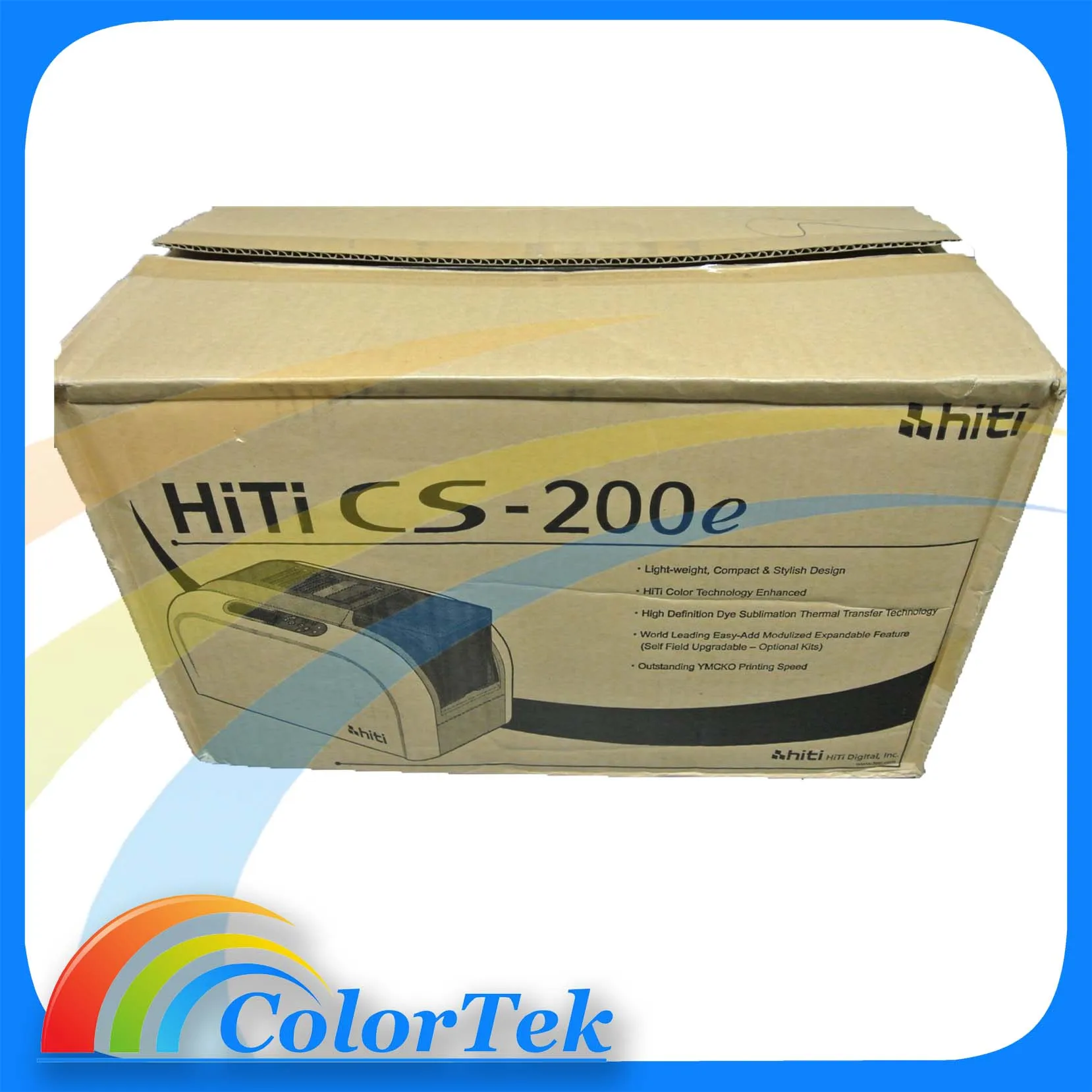 Hiti Cs200e Card Printer YMCKO Color Ribbon - 400 Images