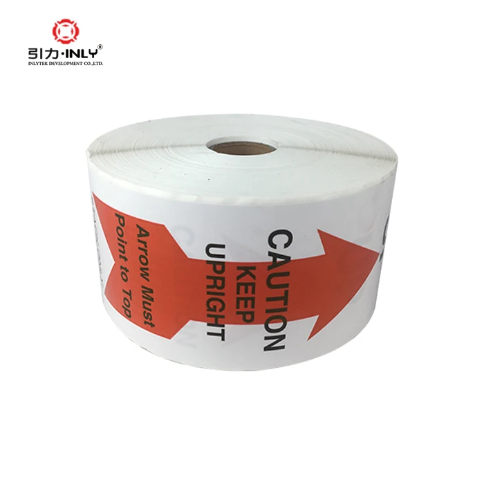 Caution Shipping Label Keep Upright For Carton Packaging Label - Buy ...