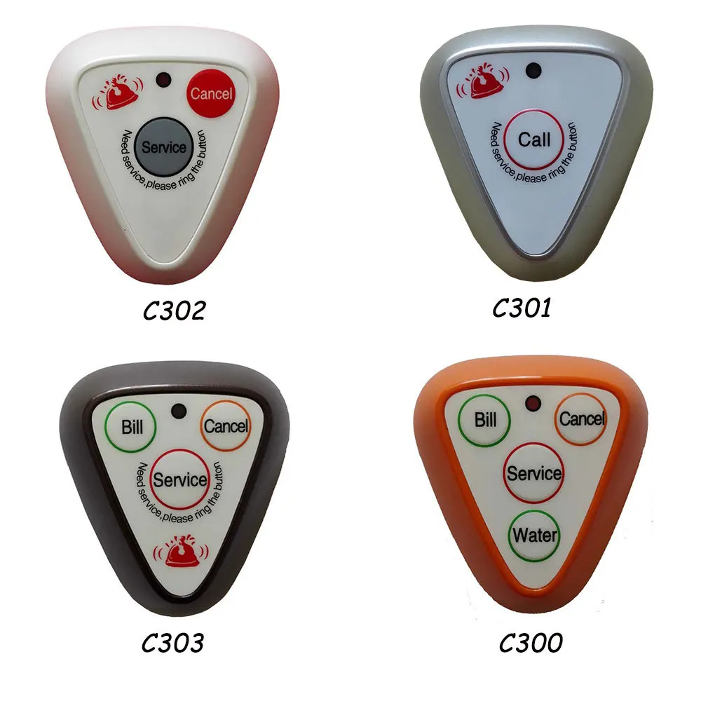 Wireless Service Call Button - Efficient Restaurant Pager