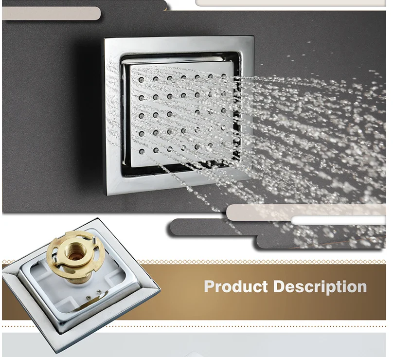 Wholesale Concealed Installation Body Jet Shower Spa Brass
