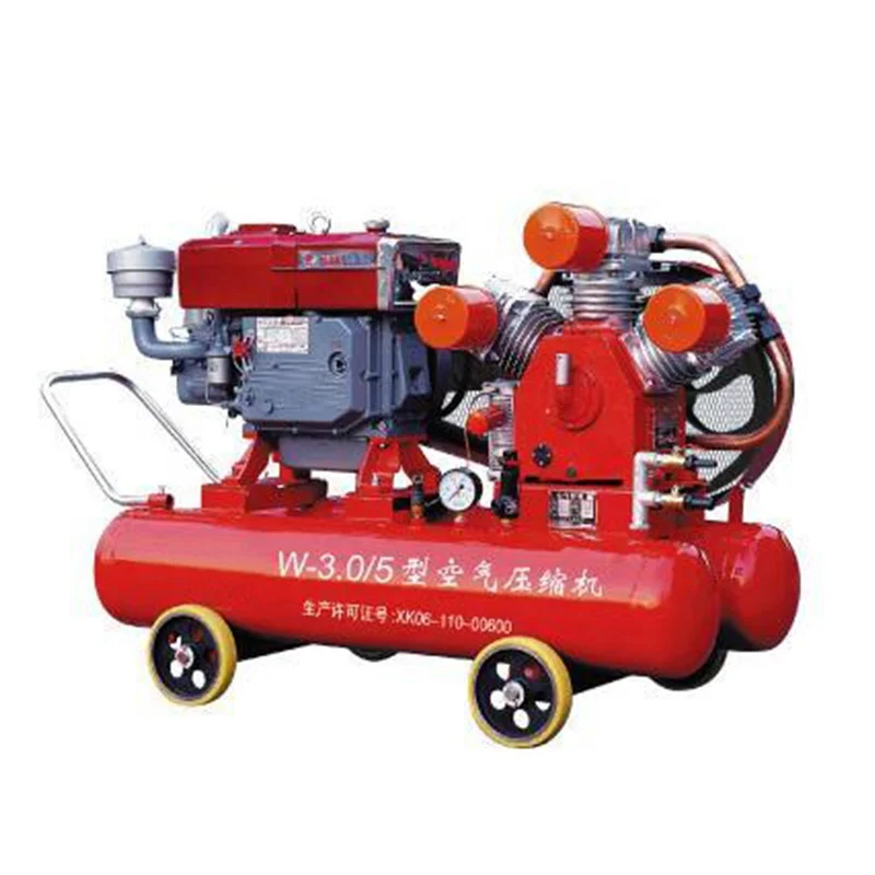 3.0m3/min 5bar 70psi Mining Used Small Piston Diesel Air Compressor For ...