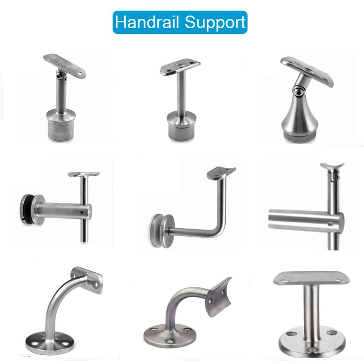 Pipe Fittings Stainless Ss 304 Railing Bracket Side Mounted Handrail ...
