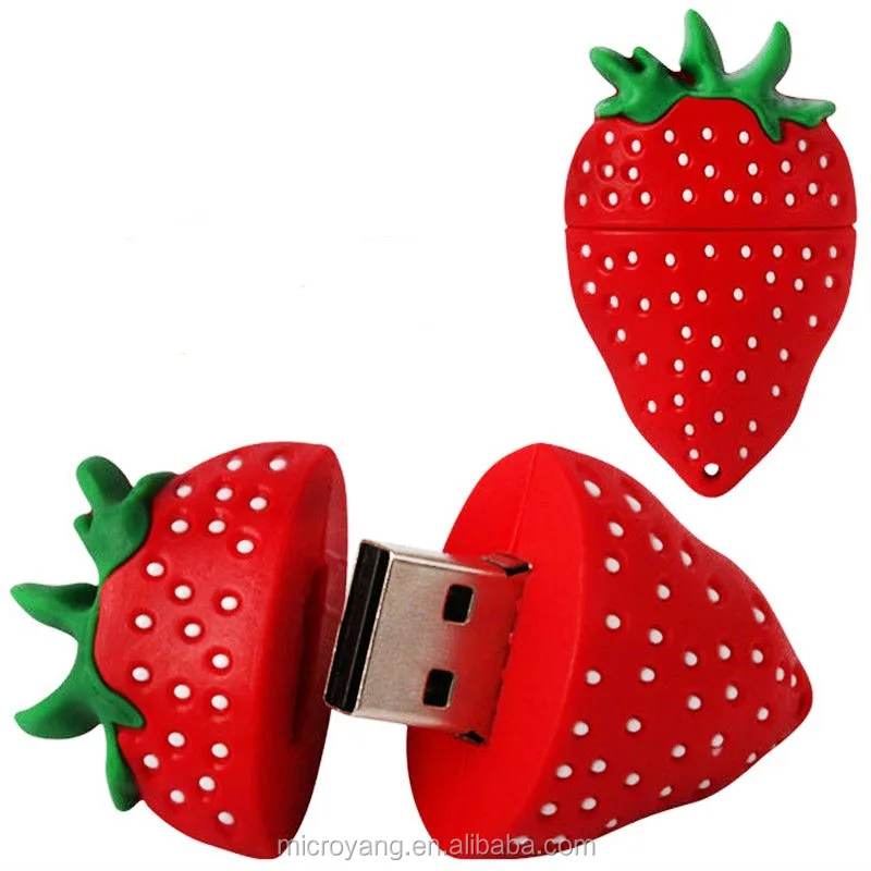 4-64 Gb Memory Stick Strawberry Model Usb Flash Drive - Buy Cute ...
