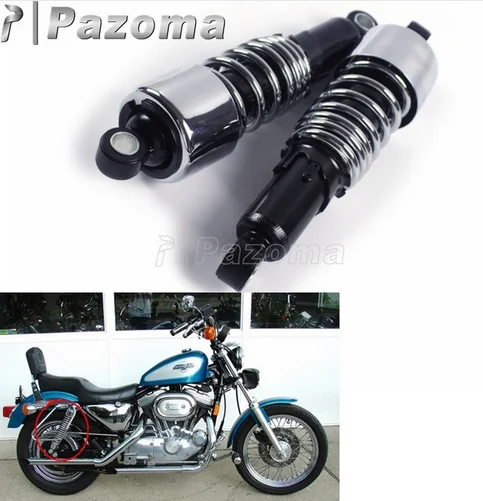 Motorcycles 10.5" Rear Shock Absorber Slammer Lowering Kit For Harley ...