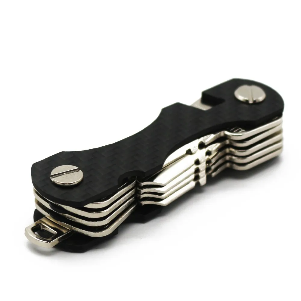 Wholesale Custom Smart Carbon Fiber Compact Keys Organizer Key Holder ...