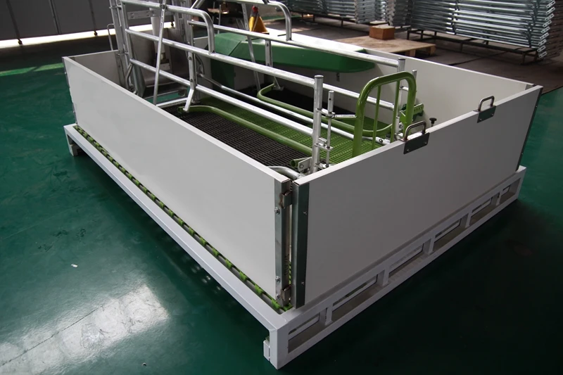 Galvanized Pig Farrowing Crates Piggery Farm Equipment Pig Farrowing ...
