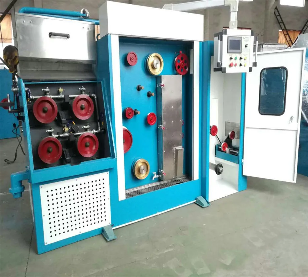 Zhangjiagang Chengjun Dual Wire Drawing Machine With Annealer ...
