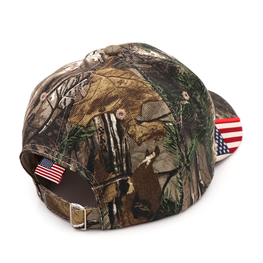 High Quality American Flag Tactical Realtree Camo Baseball Cap Trump ...