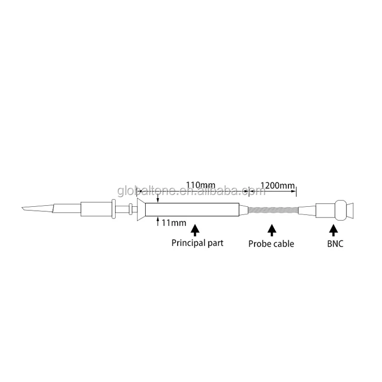 P4100 고전압 오실로스코프 프로브 2kv 프로브 오실로스코프 디지털 - Buy 고전압 프로브 오실로스코프 디지털 전자 ...