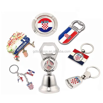 Many Designs Custom Souvenir Croatia Magnets Keychains Ashtray Dinner ...
