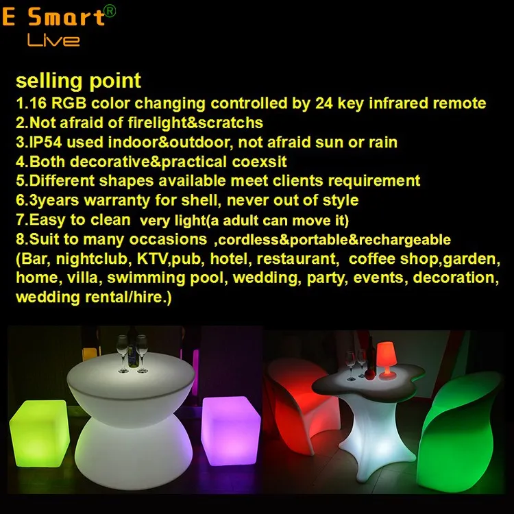 Oem Color Changing Waterproof Led Lounge Furniture Sofa For Bar Ktv ...