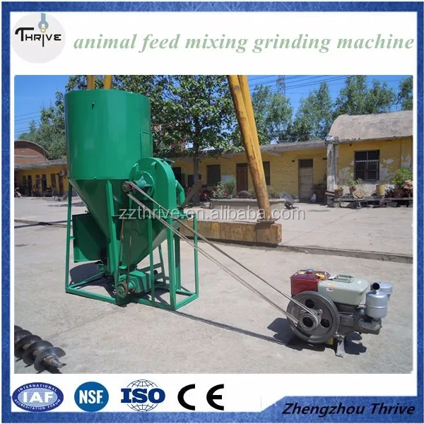 Fodder Mixing Equipment/feedstuff Crushing Machine/animal Feed Grinding ...