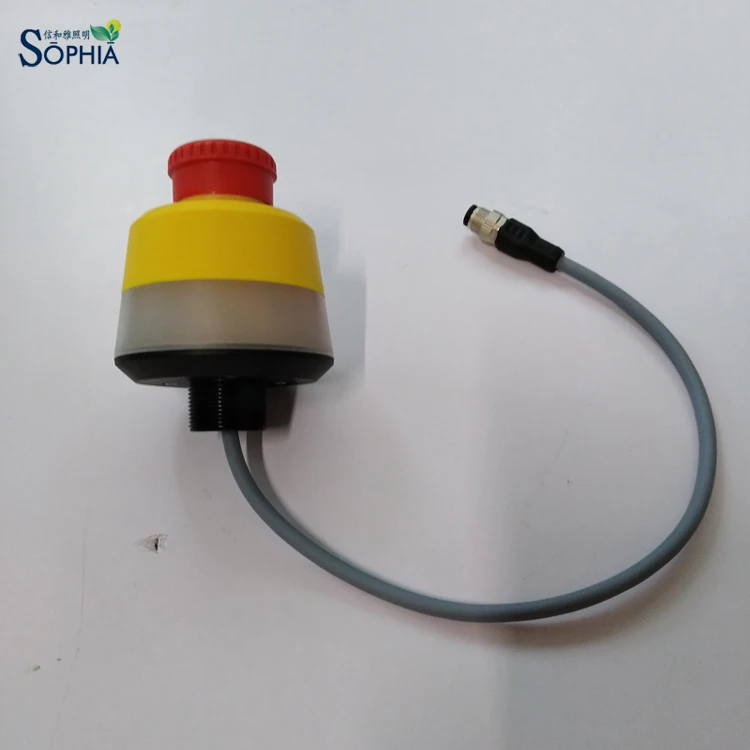 80mm 12-30v Emergency Stop Power Button Illuminated With M12 Qd Quick ...