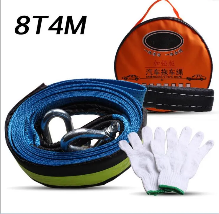 Emergency Tow Rope,Emergency Tow Cable Towing Strap Rope With Hooks For ...