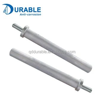 Anti Corrosion Aluminum Zinc Alloy Anode Rod Bar For Water Heater Spare ...