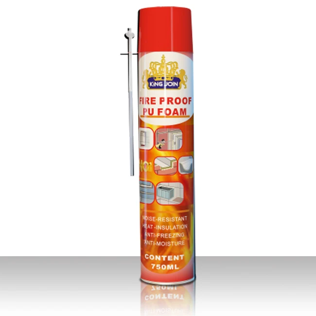 King Join-spray Aislante De Espuma De Poliuretano Pu,Resistente Al Fuego,750ml - Buy De Aerosol ...
