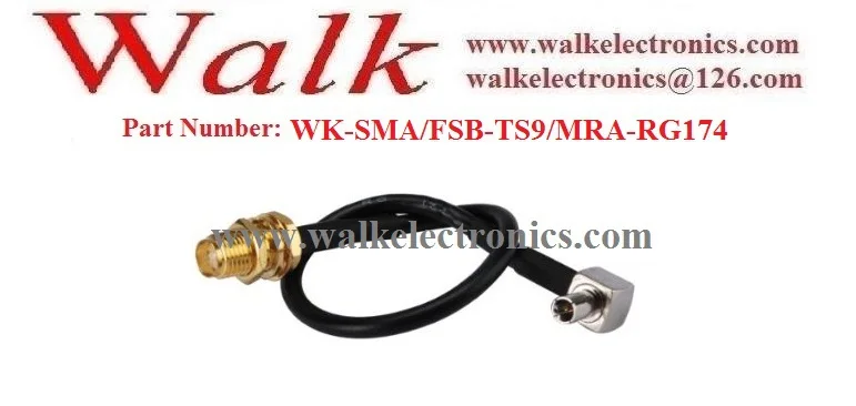 Sma Female Ts9 Cable/ts9 Sma Rg174 Cable/sma 3g Antenna Cable: Sma Female To Ts9 Male Right ...