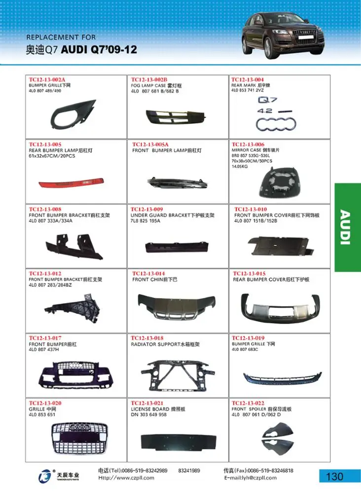 Parachoques Delantero Para Coche,Para Audi Q7 2007 - 2009 / 4l0 807 105 ...