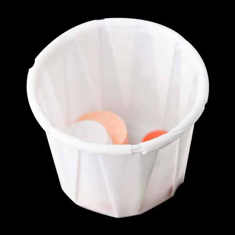 1 Oz Paper Medicine Disposable Tasting Portion Sauce Cup