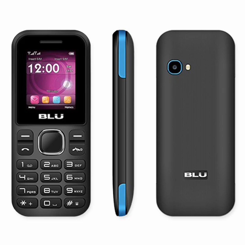 Telefono Celular Basico 1.8 Inch Blu Feature Cell Phone Z3 Dual Sim ...