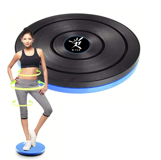 Rise Group Plastic Wobble Balance Disc 360 Degree Yoga Core Twister ...