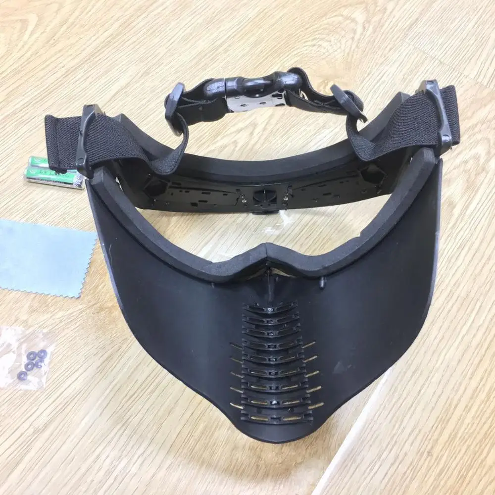 Black Cool Safe Mask Type Predator Paintball Mask For Archery Cs Game ...