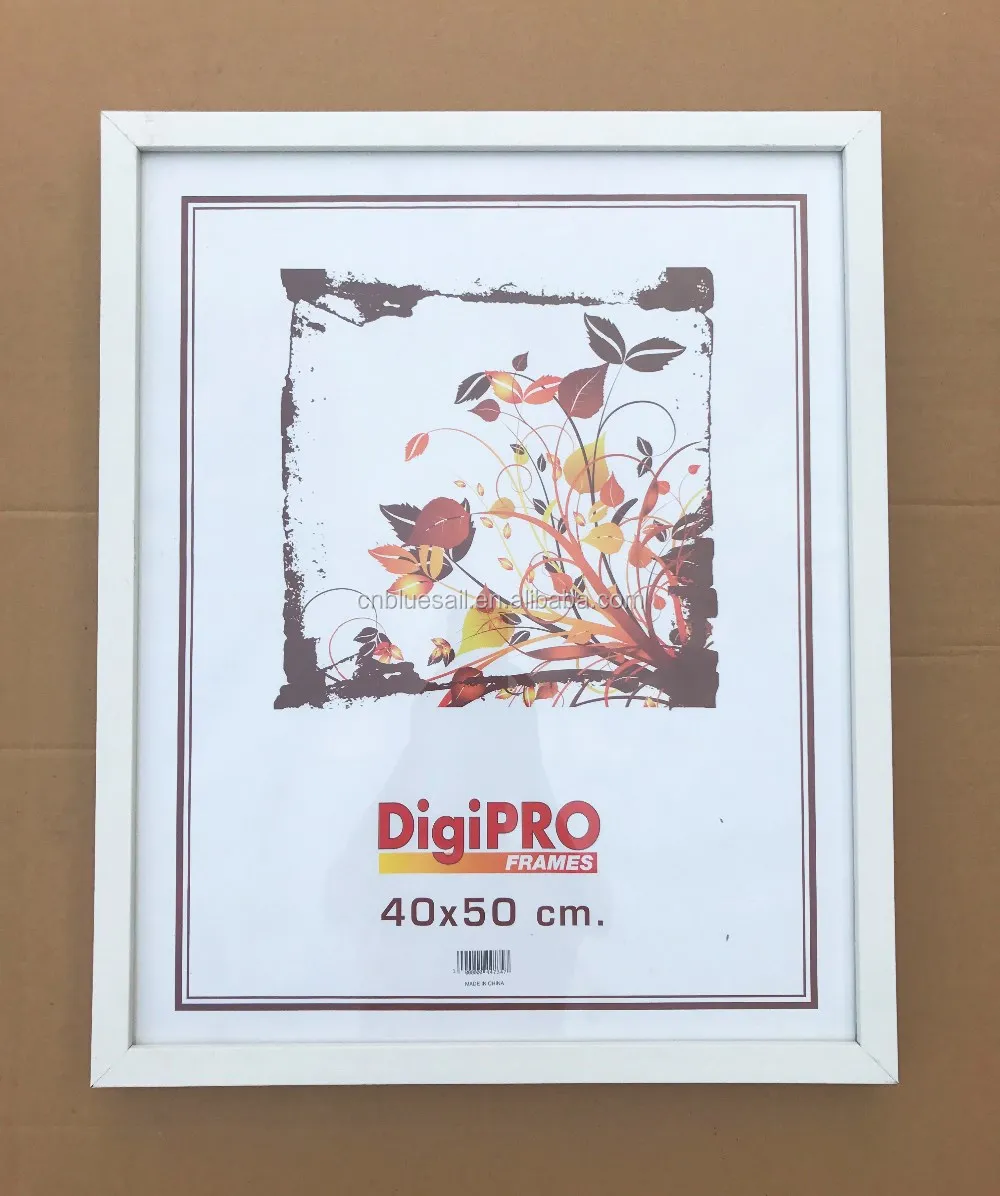 40x50cm Picture Frame,White Mdf Photo Frame,Wall Art For Home Or Hotel ...