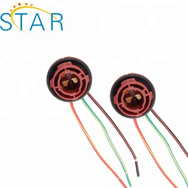 1157 Bay15d Replacement Sockets For Brake/stop/turn Signal/tail Light ...