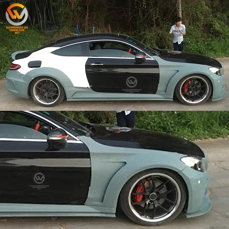 PD Style Wide Body Kit for W205 C63/C63S Coupe Sedan