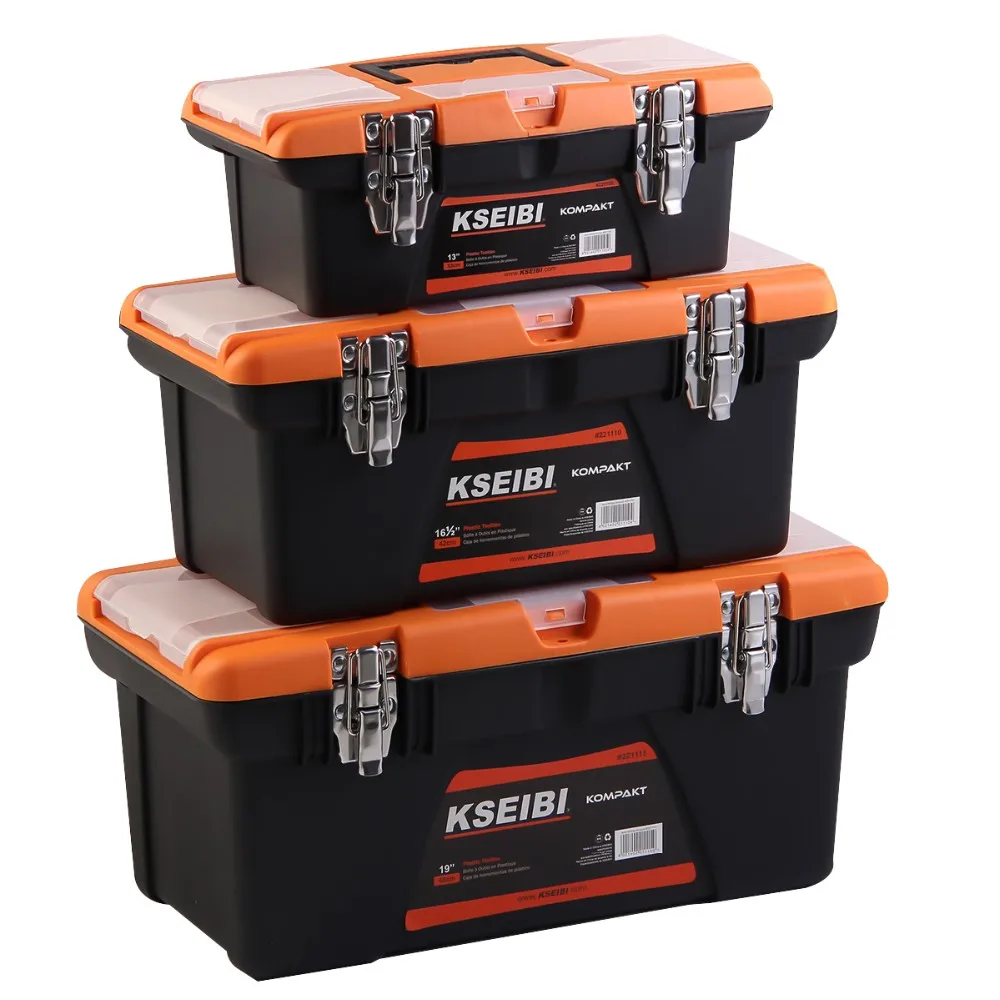 Kseibi Hand Tool Box With 3 Drawer And 62pcs Of Heavy Duty Tools Set ...