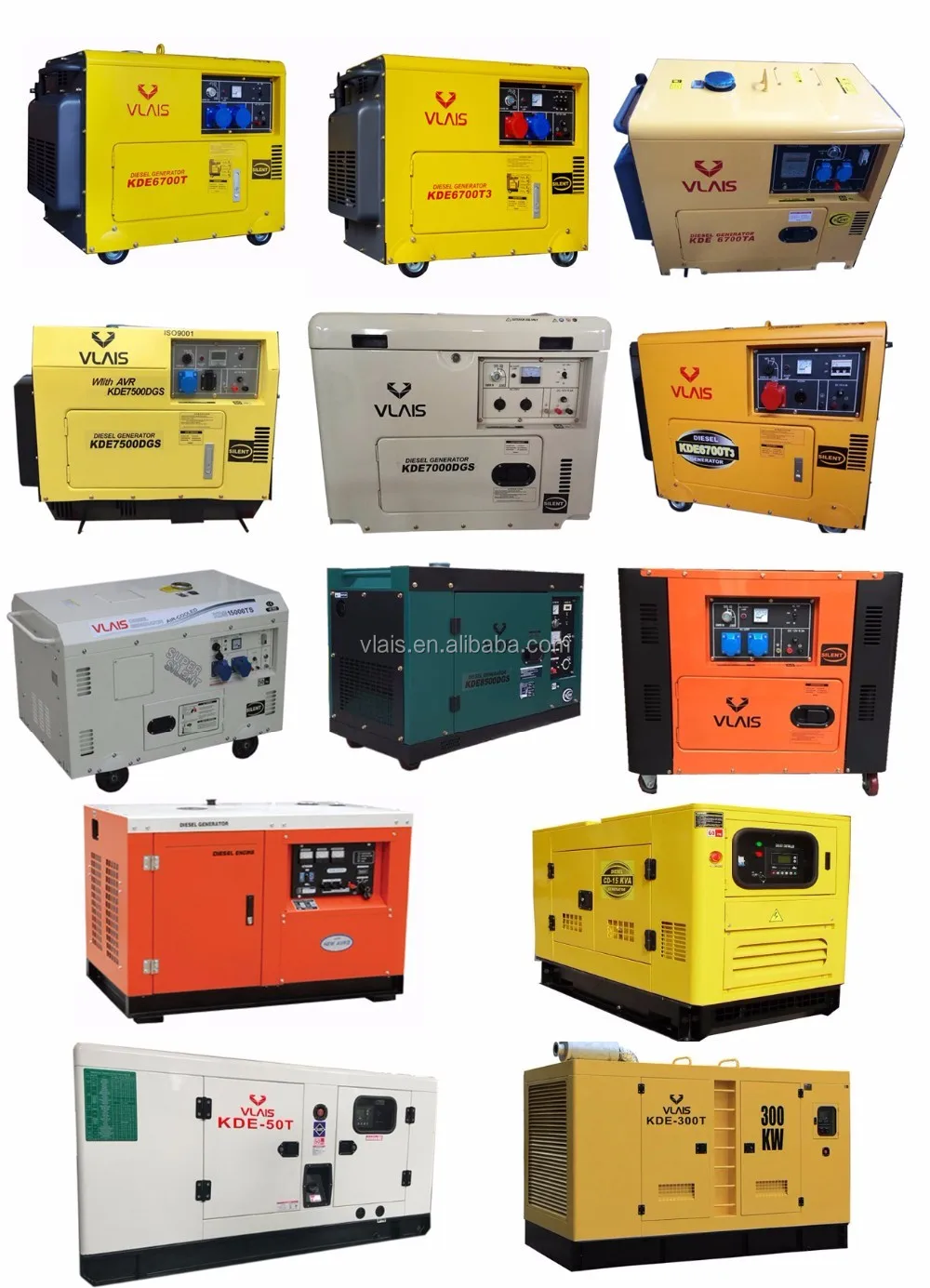 Silent Type Portable Diesel Inverter Generator - 5KW Vlais