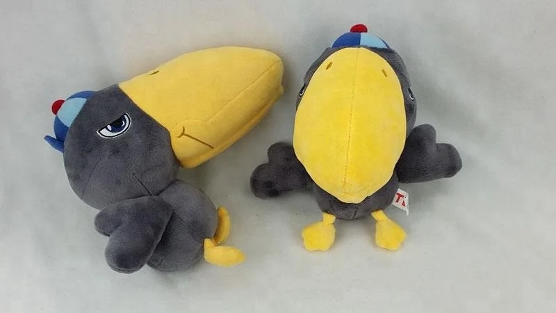 Custom Simulation Plush Fish Hawk Toy Stuffed Animal Bird Soft Toys ...