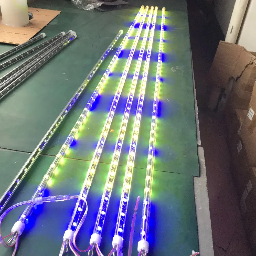 Led Pixel Tubes Dmx 512 Rgb 3d Led Night Light Led Tube Meteor Lighting ...