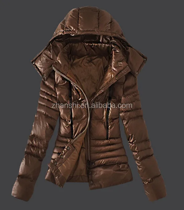 Lightweight Down Feather Women Winter Jacket - Buy Goose Feather Winter ...