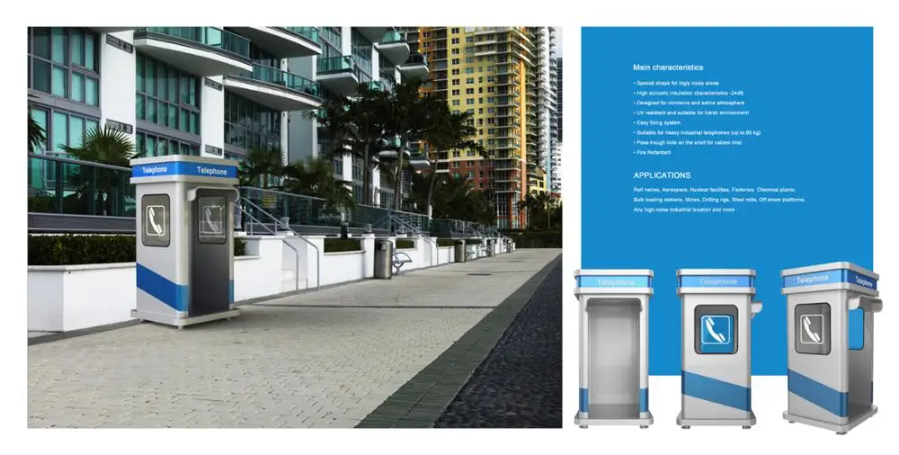 Weatherproof Phone Booth,Outdoor Used Telephone Booth,Dustproof Phone ...
